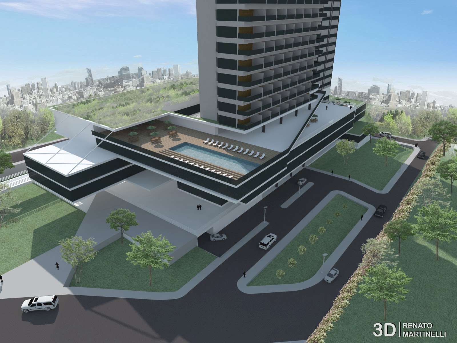 Renato Martinelli Arquiteto Urbanista: Edifício Multifuncional - TFG FAAP