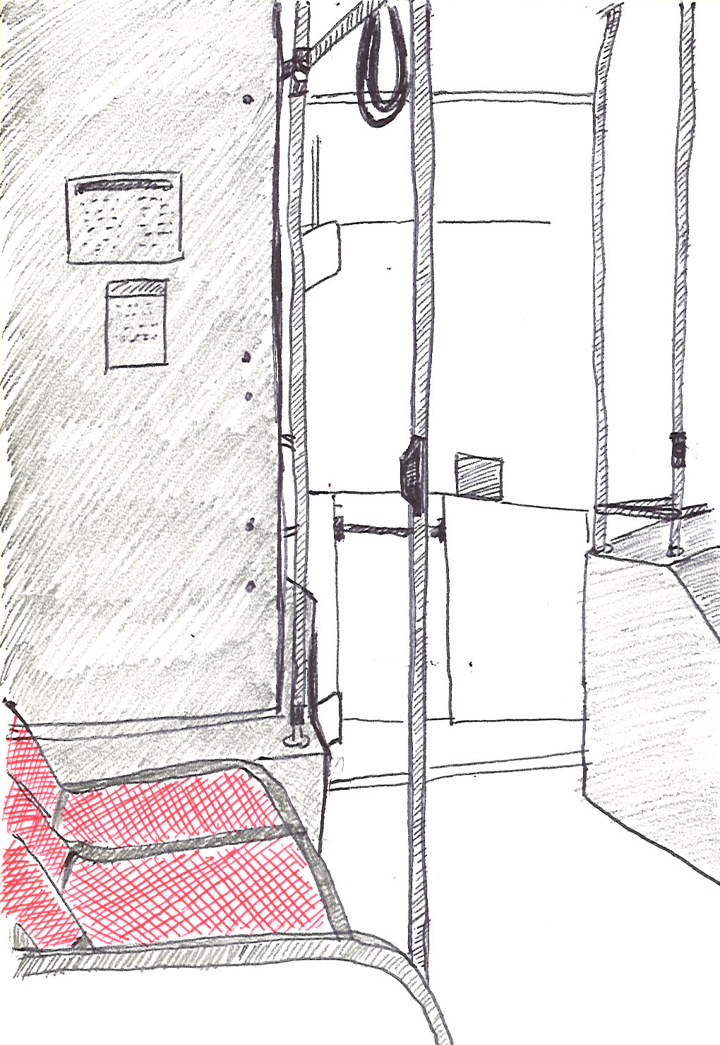 Carol's Drawing Journal: Bus