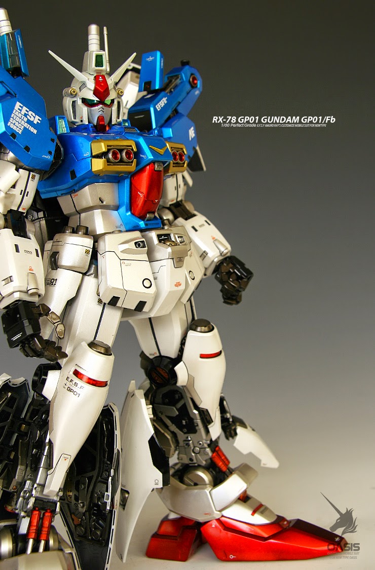 PG 1/60 RX-78GP01 Gundam GP01 FB - Painted Build