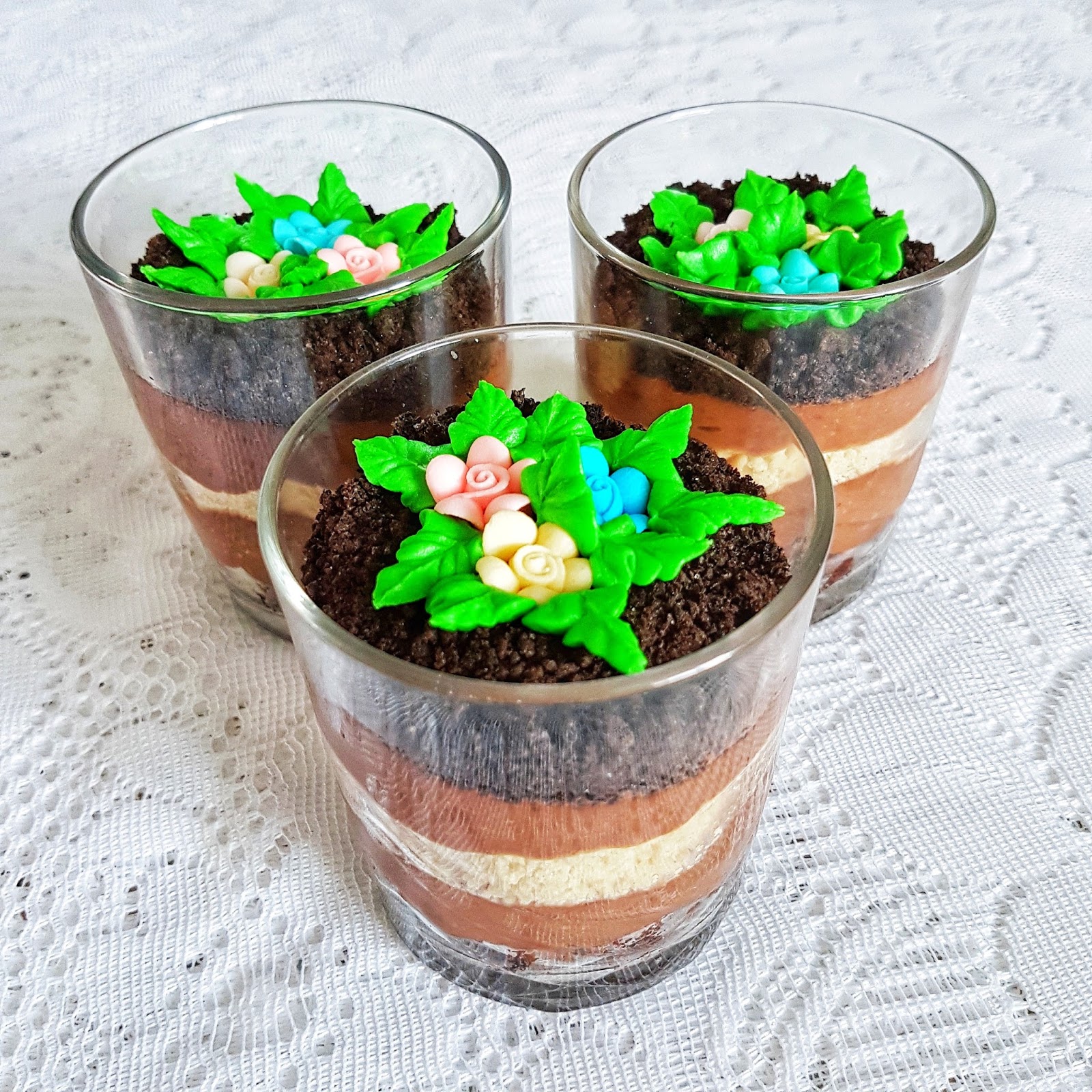 Flower Terrarium Pudding – Recipe