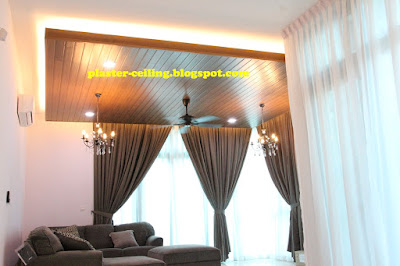 PLASTER CEILING: SILING KAYU