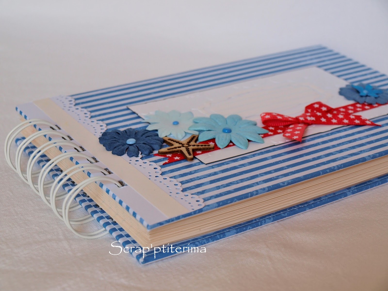 Scrap'ptiterima: Mini-album thème marin