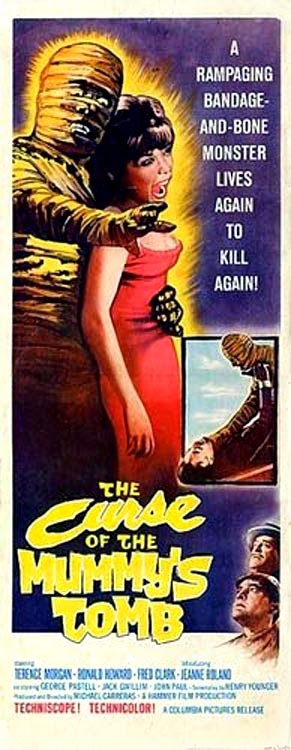13: THE CURSE OF THE MUMMY'S TOMB / Hammer Film Productions - 1964