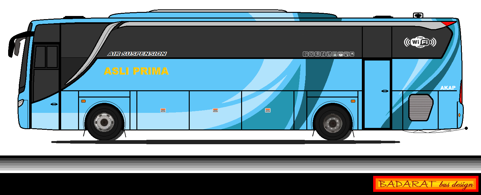 Sahabat Belajar : ART - Desain Livery Bus 2D