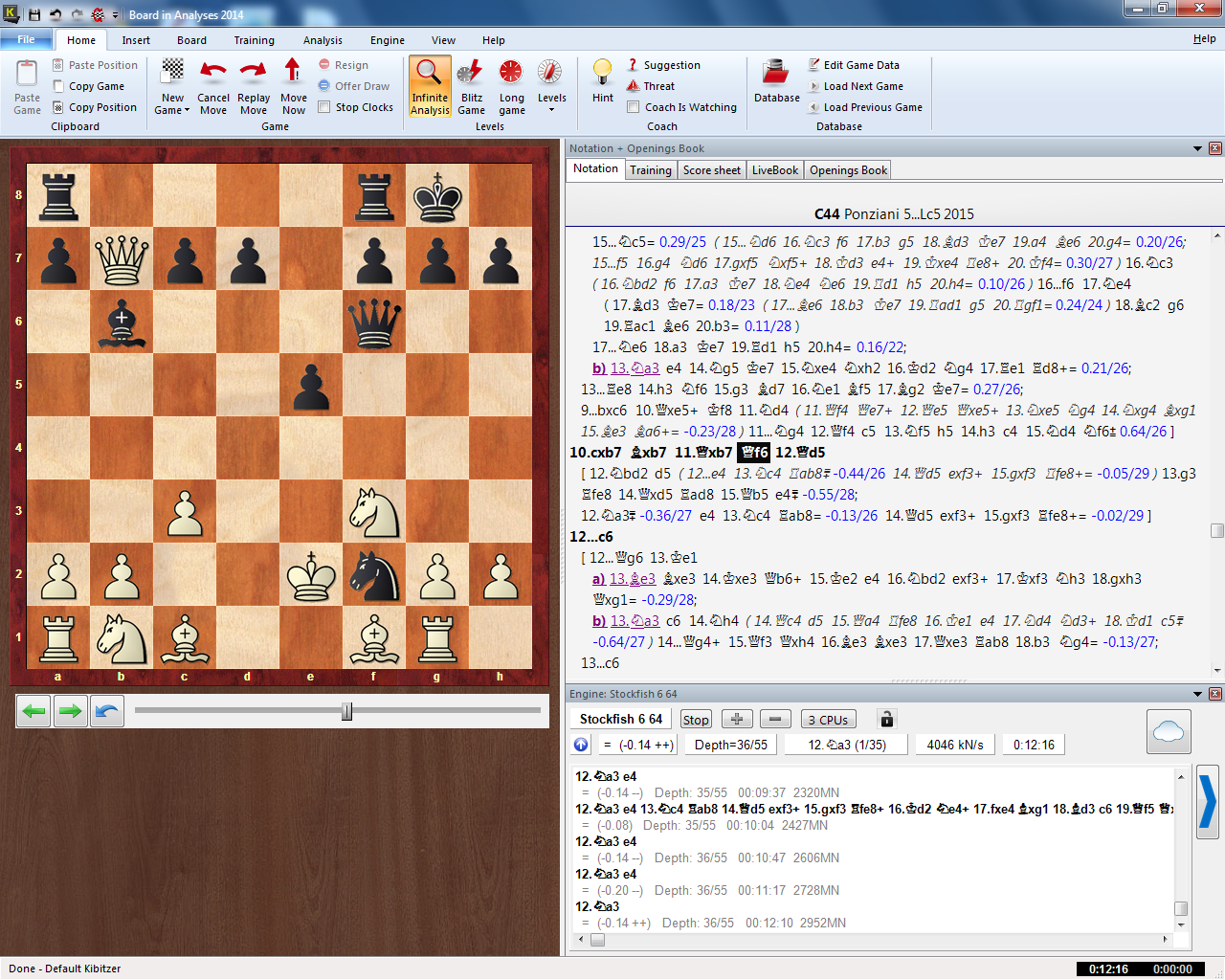 Chess-Brabo: Interfaces