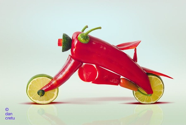 Objetos transformados en obras de arte