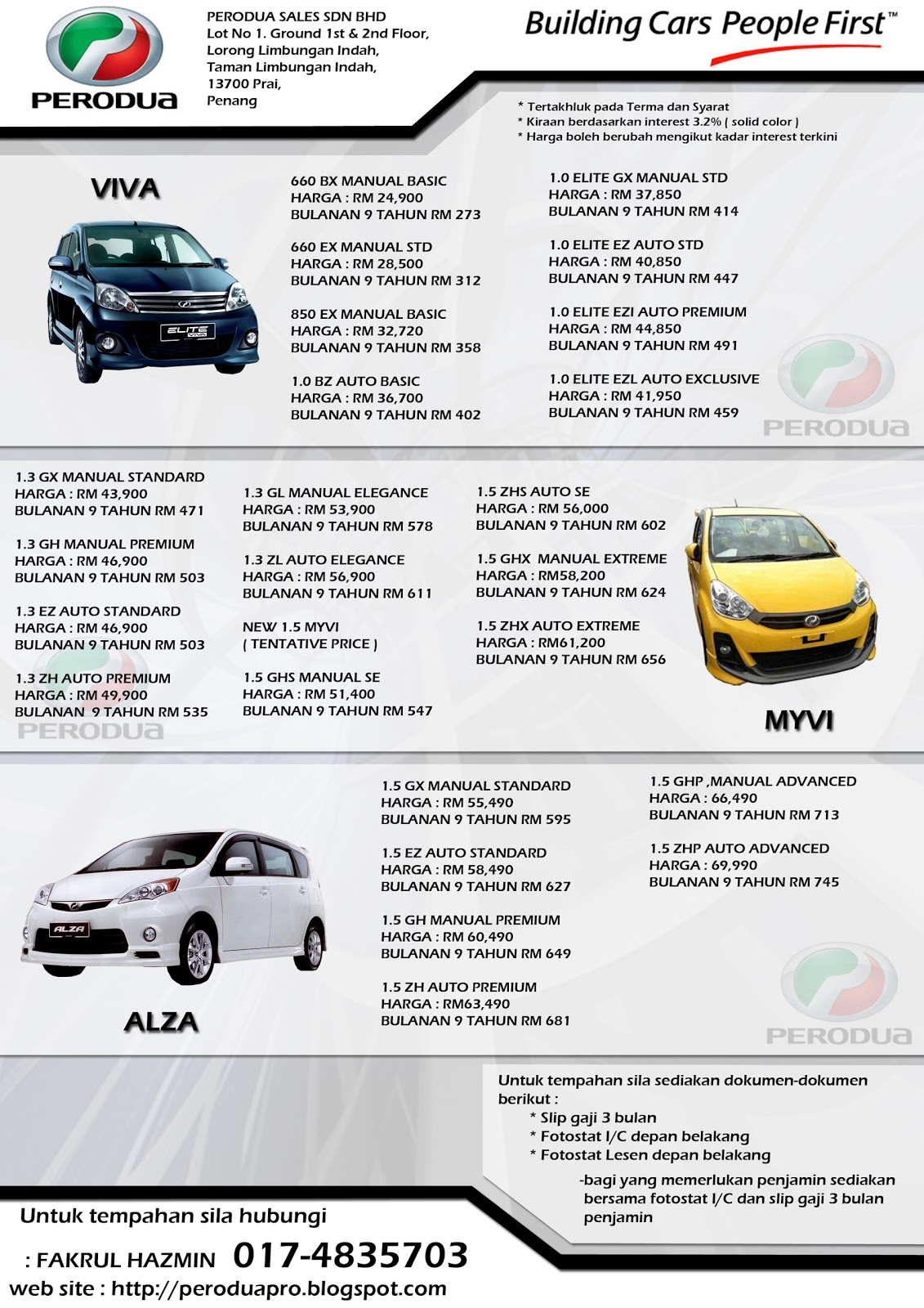 Perodua Promotion - 017-4835703: September 2011