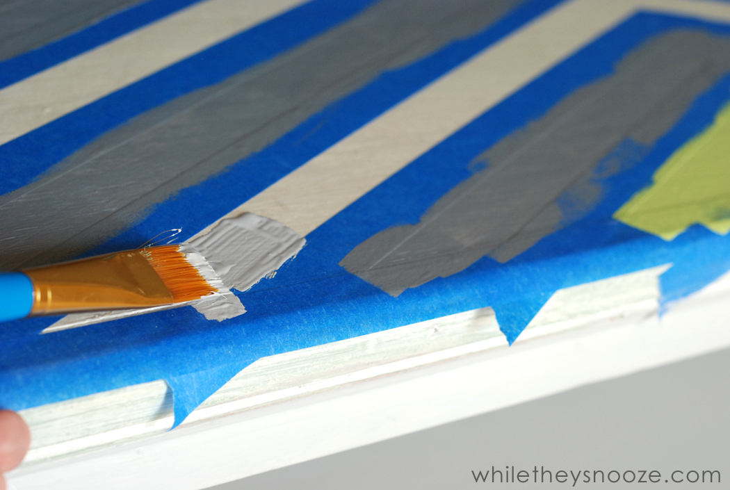 While They Snooze: DIY Map Table Tutorial