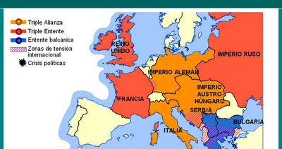 PMAREANDO: MAPAS ALIANZAS Y BANDOS PRIMERA GUERRA MUNDIAL