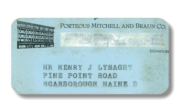 The Department Store Museum: Charge Cards