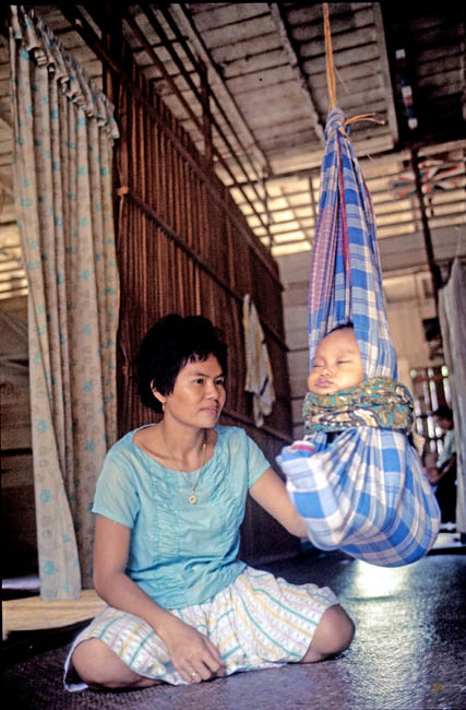 Fascinating Humanity: How Dyak Women Rock their Babies to Sleep