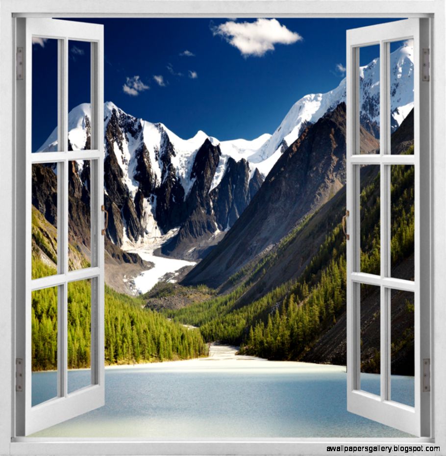 Window View Of Mountains | Wallpapers Gallery
