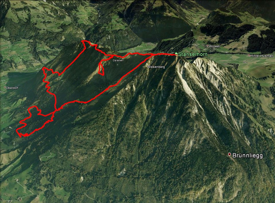 BuschnicK: Stanserhorn (1898m) Snowshoe Hike