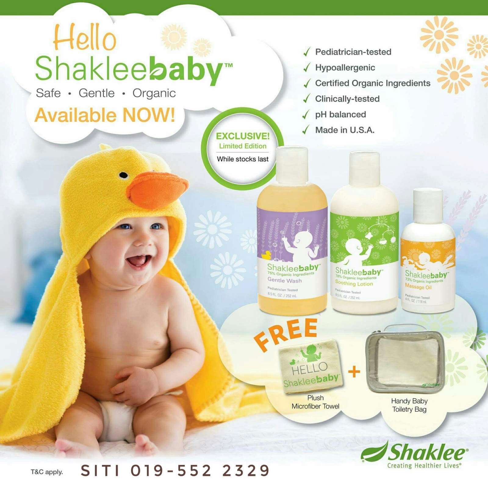 Produk Shaklee Terbaru, Set Penjagaan Kulit Bayi Organik | Cantik Sini ...