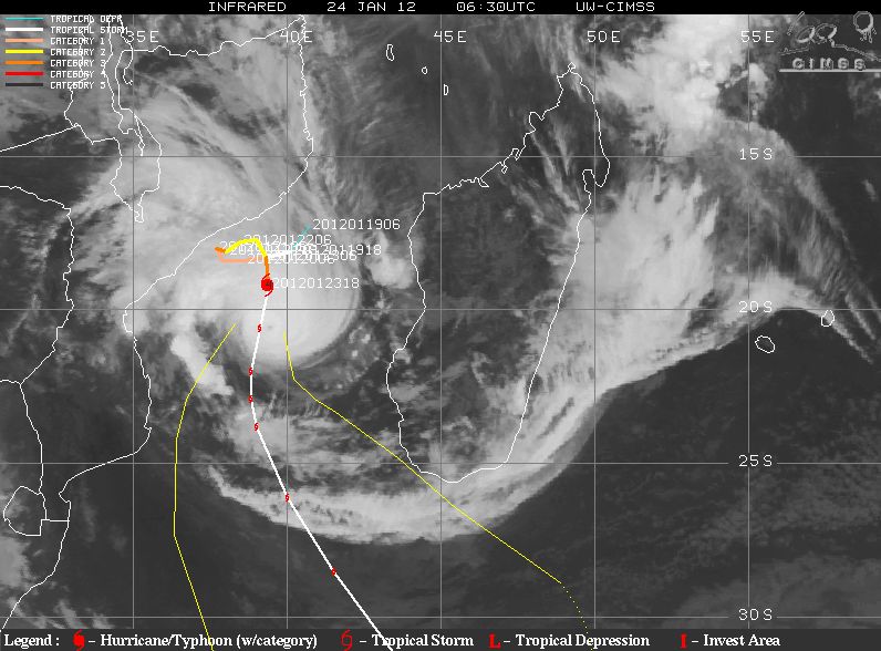 SA Weather and Disaster Observation Service: Update: Tropical Cyclone ...