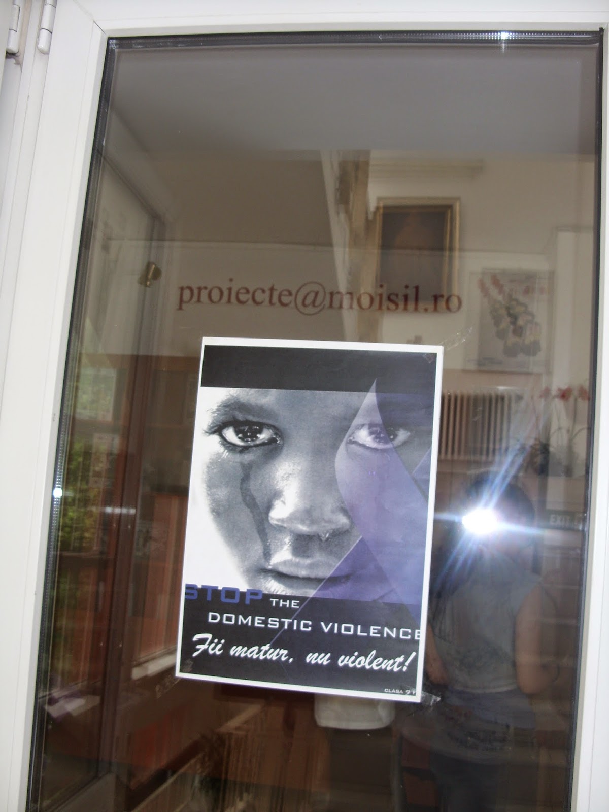 Spune NU Violentei - Stop Violentei Domestice: Campanie Stop Violenta in Liceul Grigore Moisil