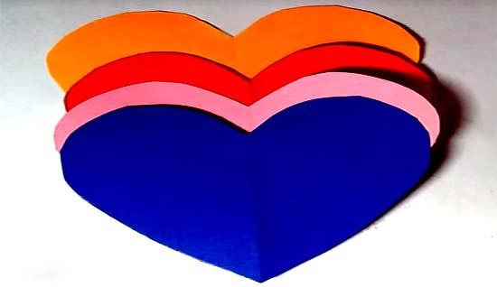 Paper craft Ideas: how to make heart with paper?