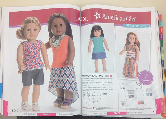Living A Doll's Life : AG Simplicity Patterns + New Learn to Sew Sets ...
