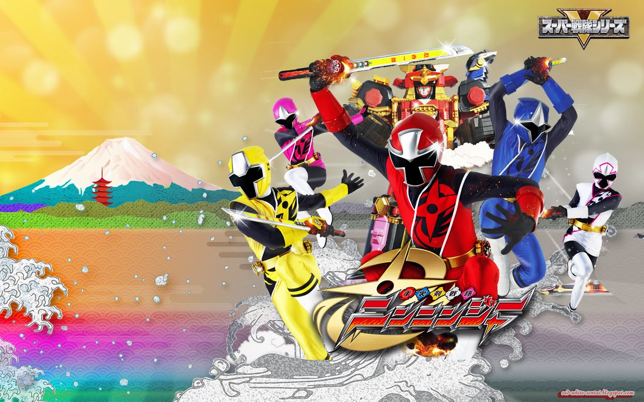 Red and White Sentai: Ninninger Premiere and Wallpapers