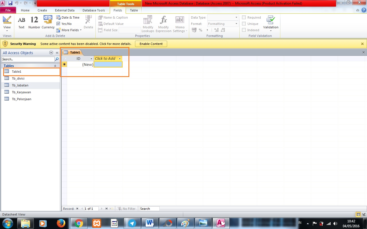 CARA MEMBUAT DATABASE DAN QUERY RELASI MENGGUNAKAN MS.ACCESS | Eoseo ...