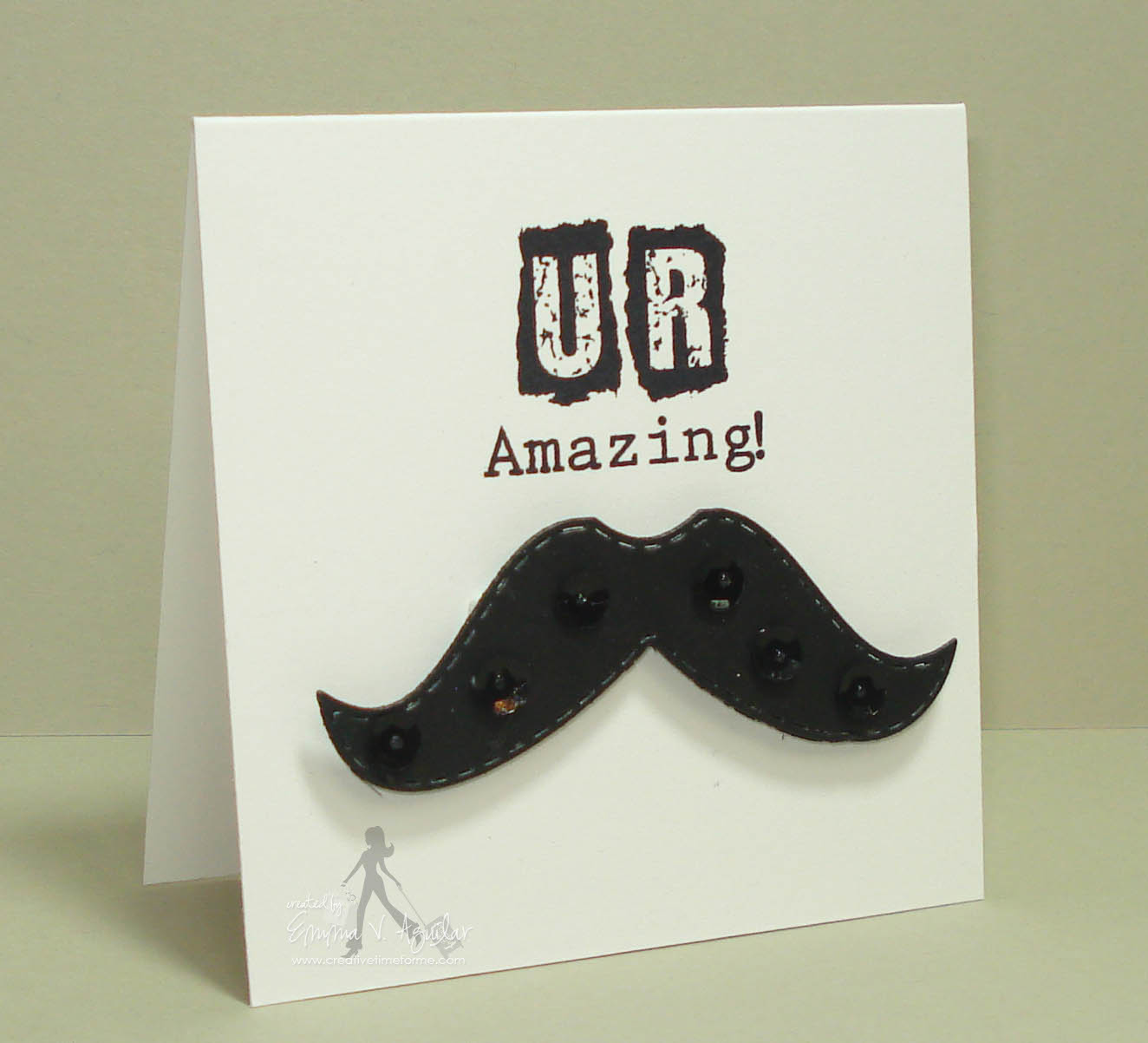 My Creative Time: U R AMAZING! Card & a special Guest today!