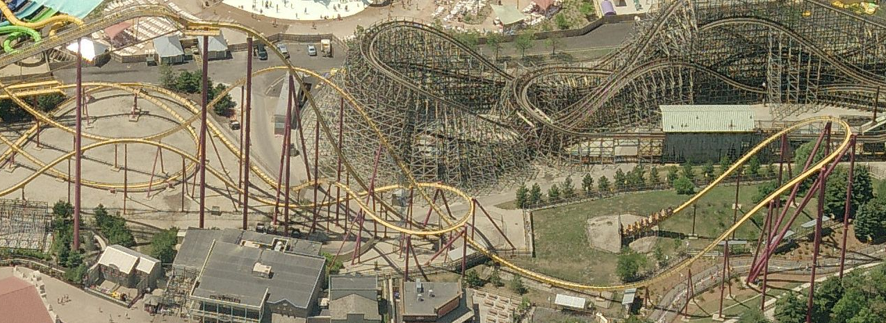 NewsPlusNotes: Aerial Antics: Six Flags Great America