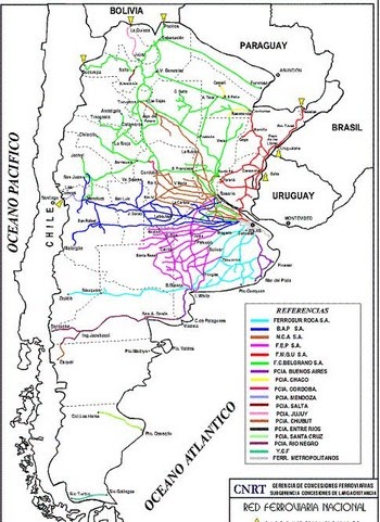 CRÓNICA FERROVIARIA: LOS FERROCARRILES FEDERALES ARGENTINOS - PARA ...