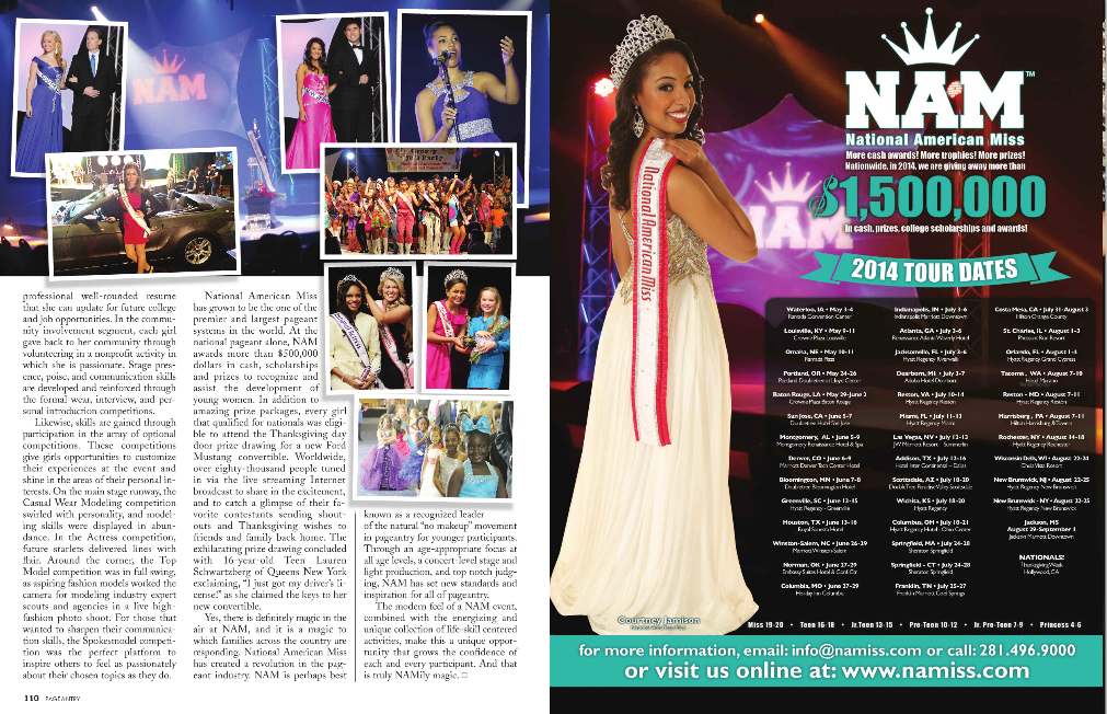 National American Miss is Featured in Pageantry Magazine!