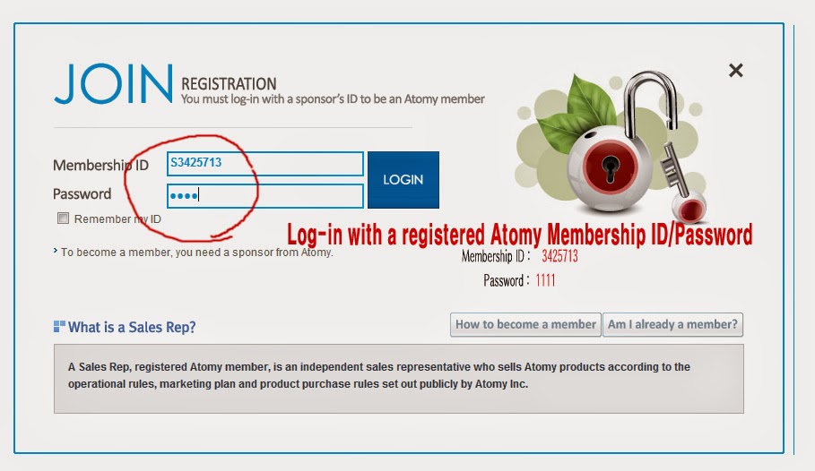 Jessie market : How to Join Atomy?