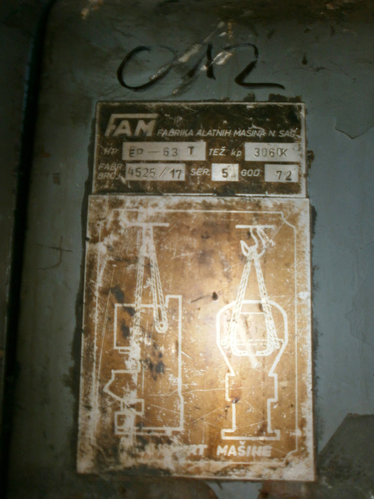 Polovne mašine za obradu metala: Ekscentar presa 63t