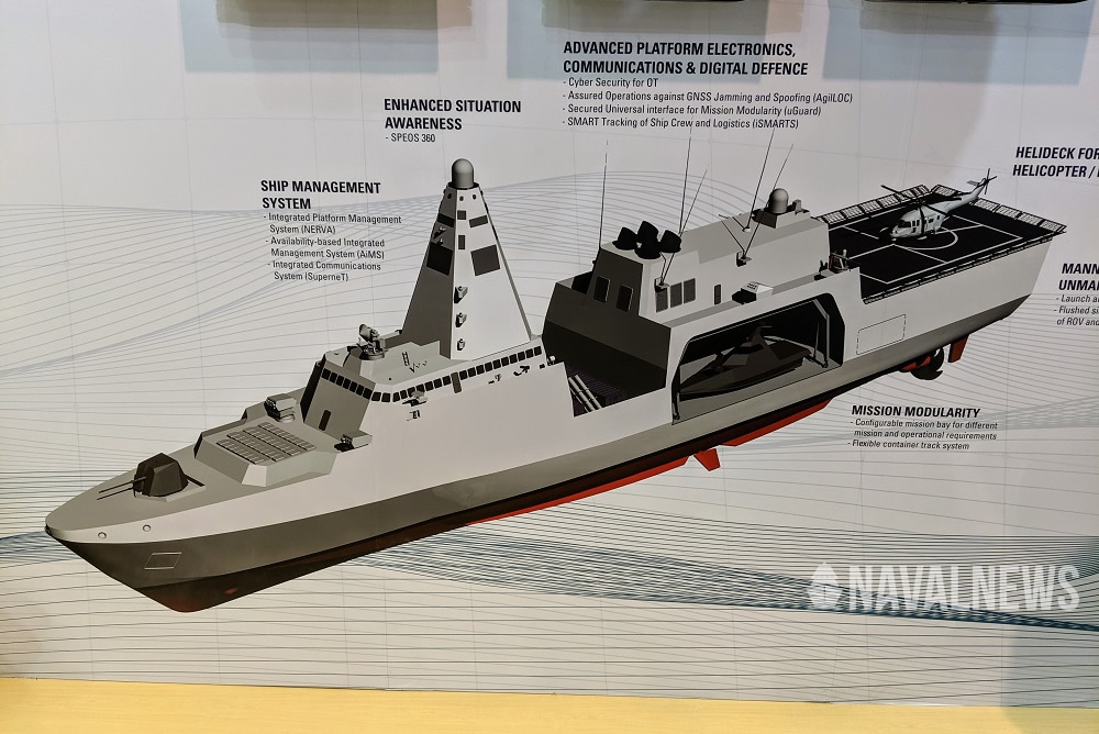 DEFENSE STUDIES: Vanguard 130 : Kandidat Kapal MRCV Angkatan Laut Singapura