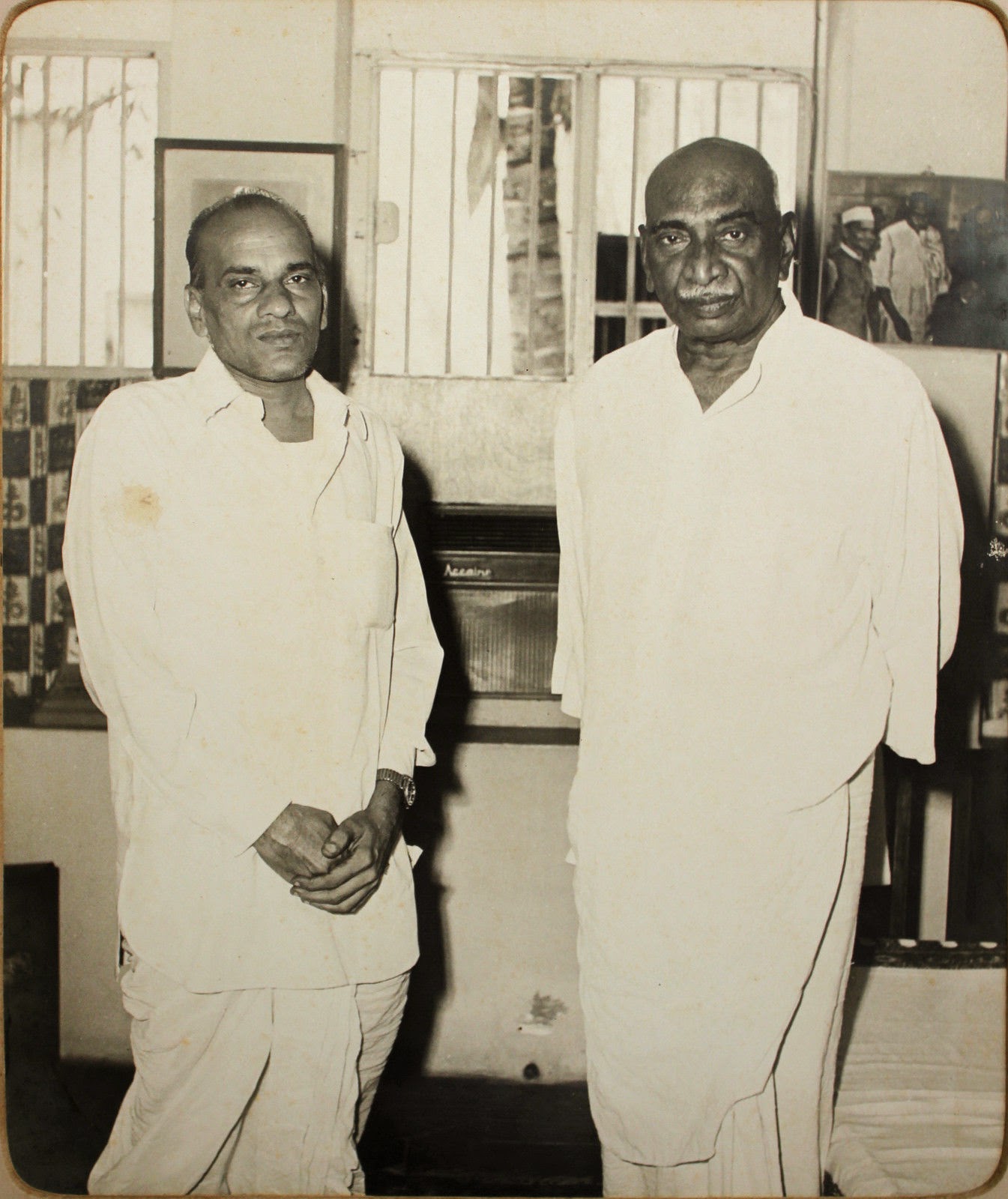 Indian National Congress Leader K. Kamraj (on the right) with a Friend ... Indian National Congress Leader K. Kamraj (on the right) with a Friend ...