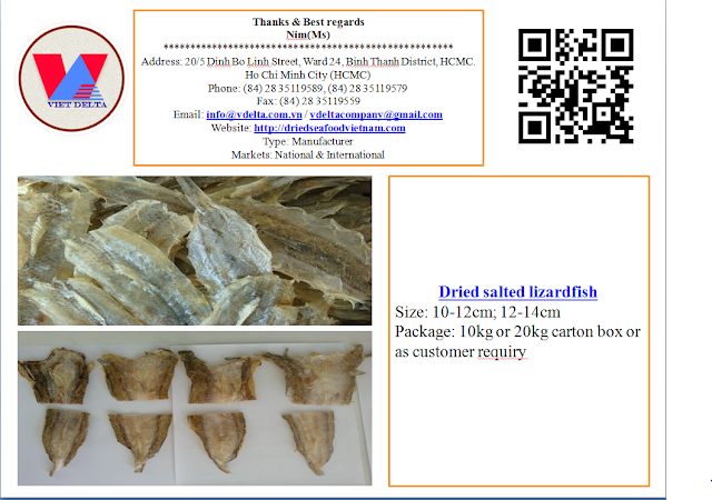 Dried salted lizardfish