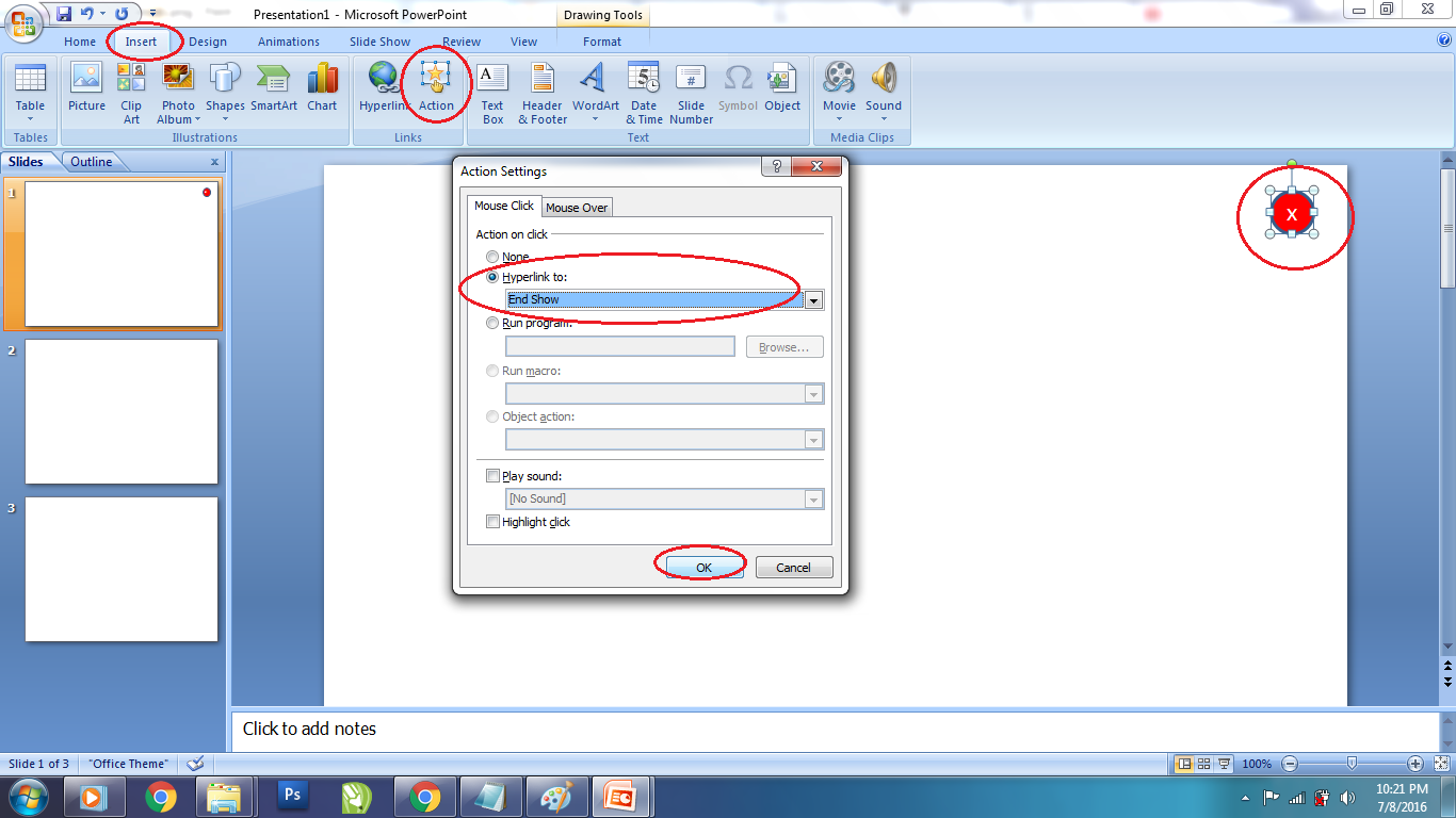Welcome: CARA MEMBUAT TOMBOL CLOSE POWERPOINT