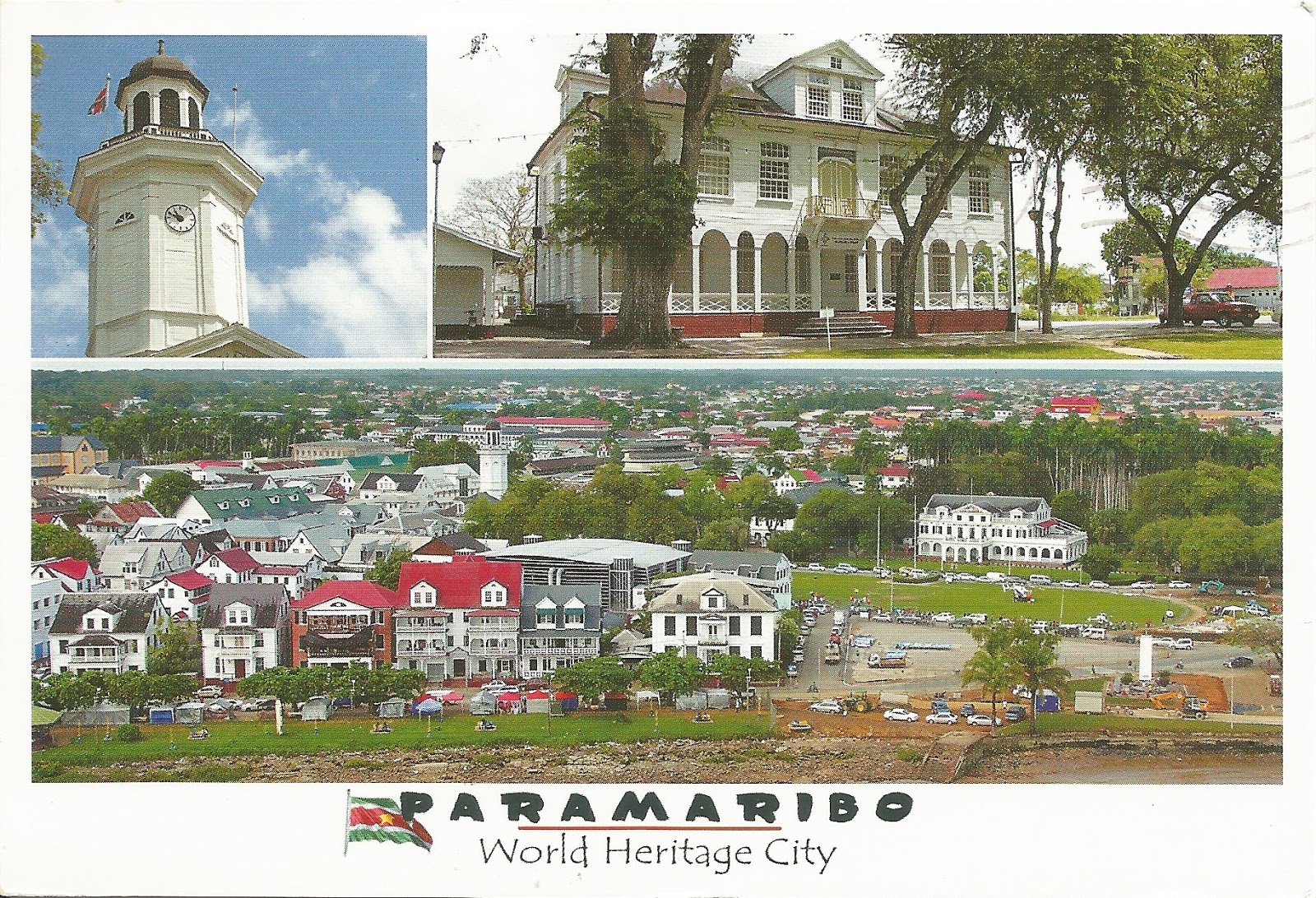 Sandymar & Sam Postcards: Suriname: Centro Histórico da Cidade de ...