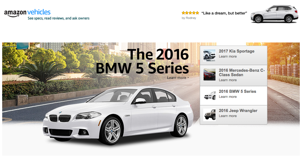 Amazon Launches Comprehensive Hub For Car Buyers | Carscoops