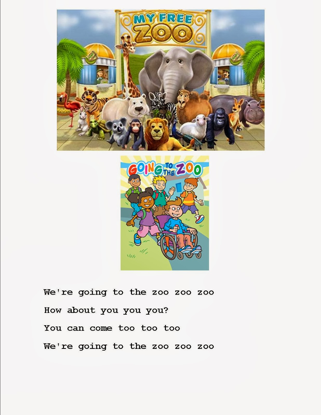 Speech-LanguageTherapySessions: Going to the Zoo