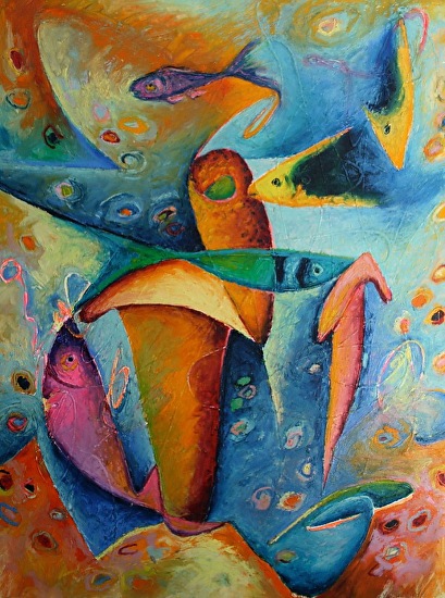Celesa Lucien Art: Contemporary Art, Caribbean, Colorful Abstract Art ...