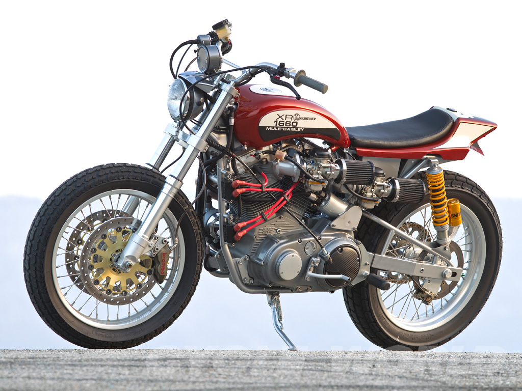 Racing Cafè: Mule Motorcycles XR 1660 Street Tracker "The Punisher"