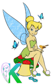 Abecedario Animado de Tinker Bell con Mariposas. Tinkerbell with ...