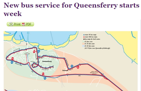 Public Transport Experience: Querying Queensferry