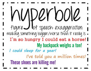 The unique story of my life: hyperbole