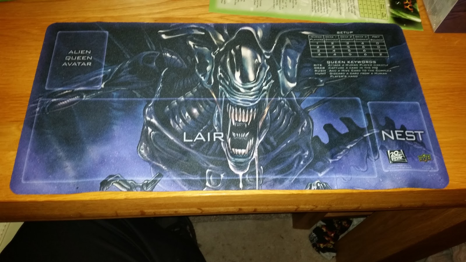 Legendary encounters Alien expansion from Upper Deck games