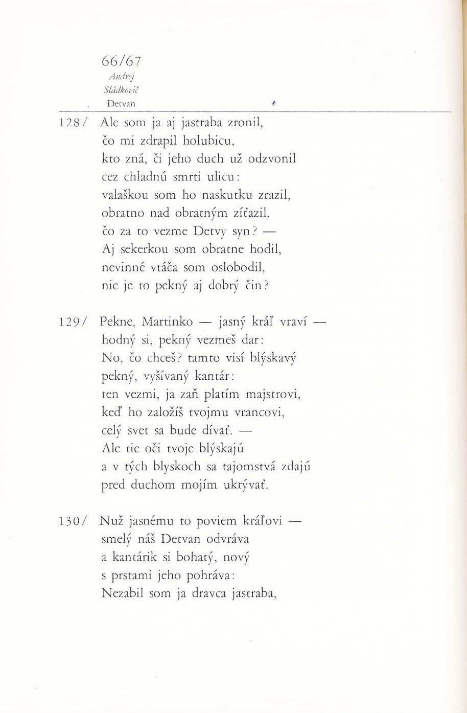 antikvariát STARÉ DOBRÉ: SLÁDKOVIČ, ANDREJ - DETVAN