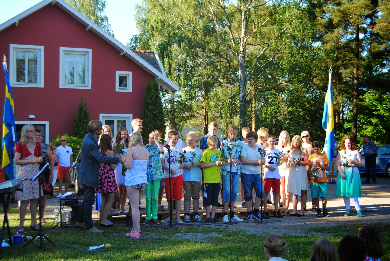 Muninsidan: Skolavslutning på Kvarnbacken