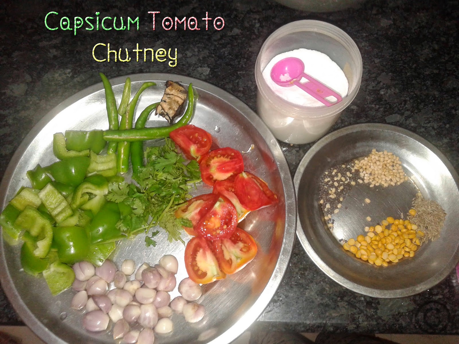 VIRUNTHU UNNA VAANGA: CAPSICUM TOMATO CHUTNEY I EASY CHUTNEY RECIPES