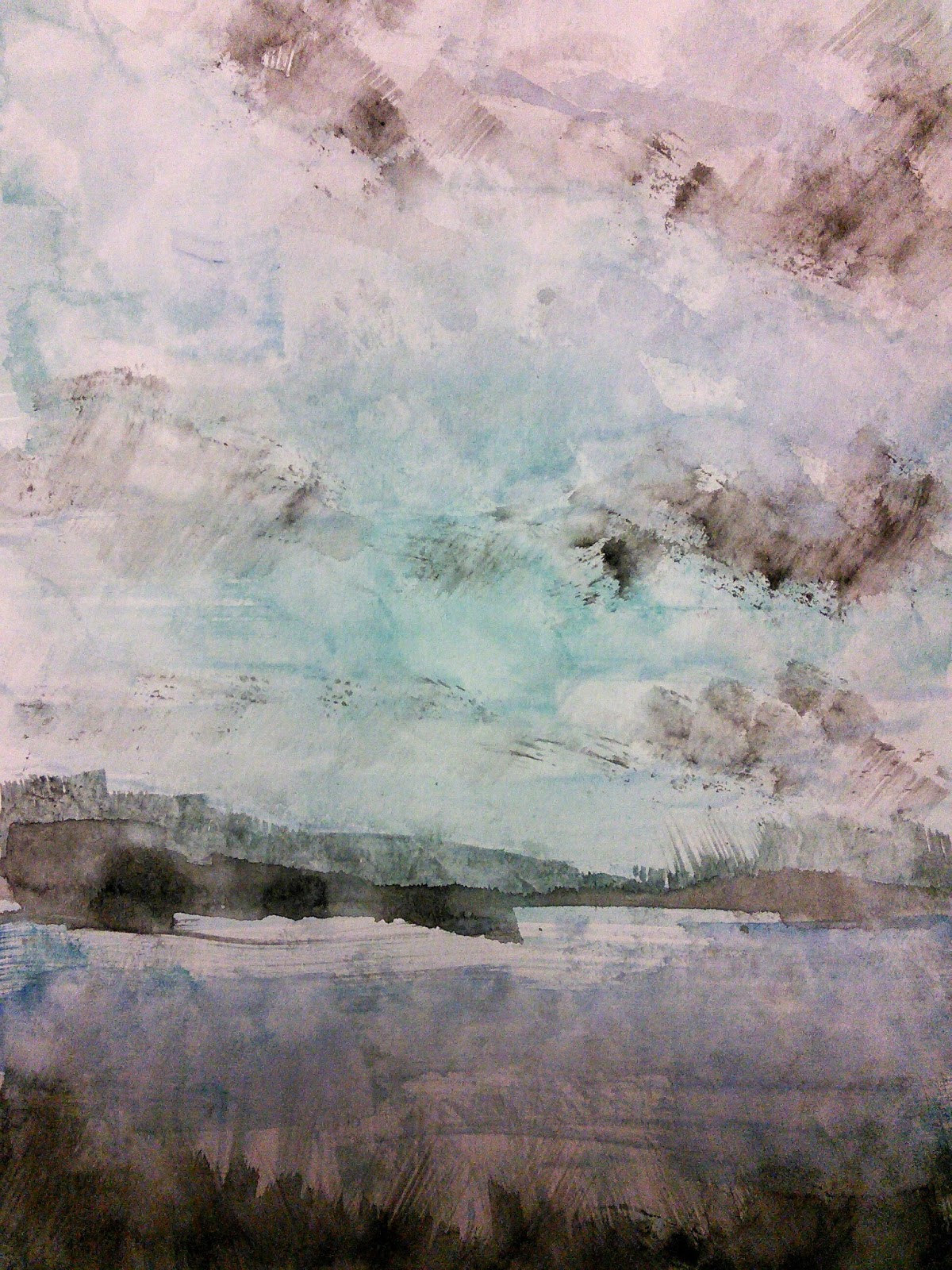 Create A Drawing A Day: Landscape, Wire Mill Lake