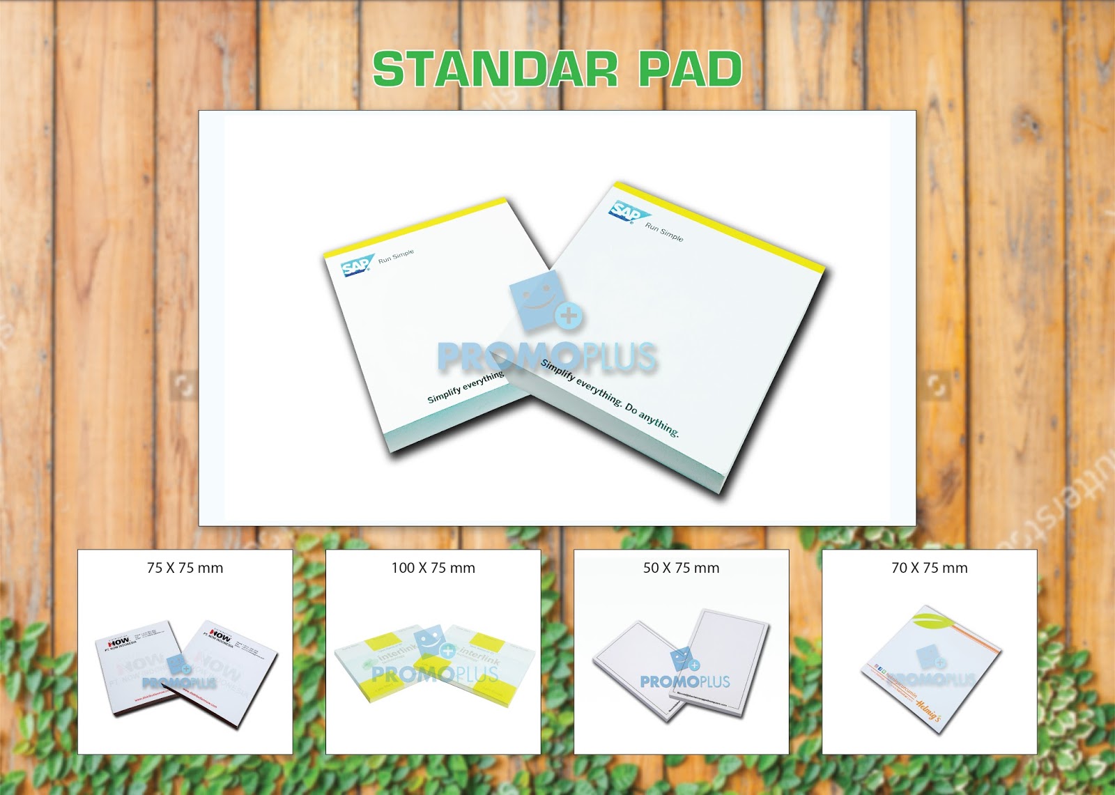 Cetak Sticky Note Jenis Standart Pad - Cetak Sticky Note (POST IT ...