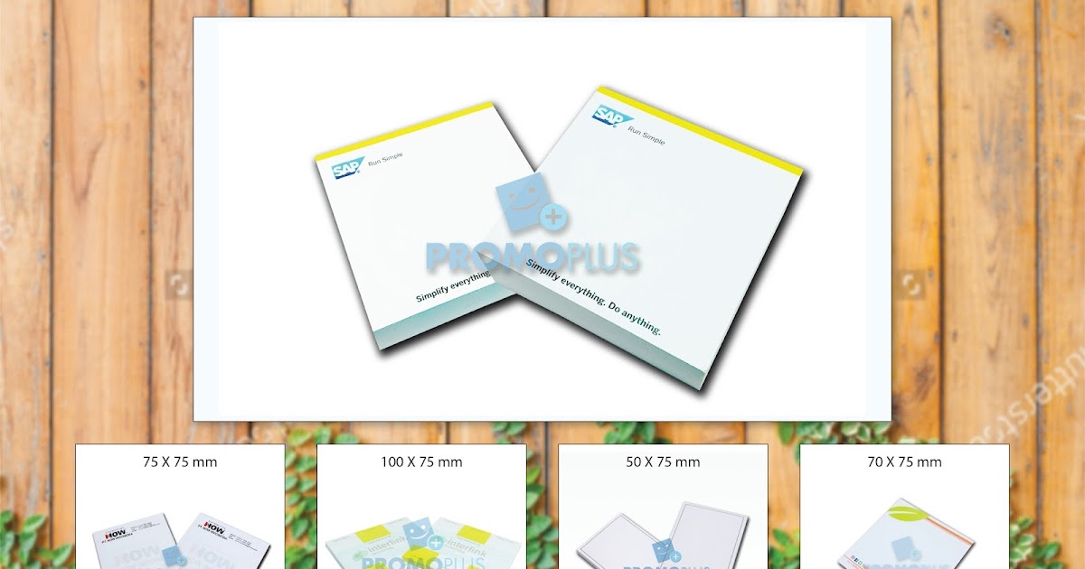 Cetak Sticky Note Jenis Standart Pad - Cetak Sticky Note (POST IT ...