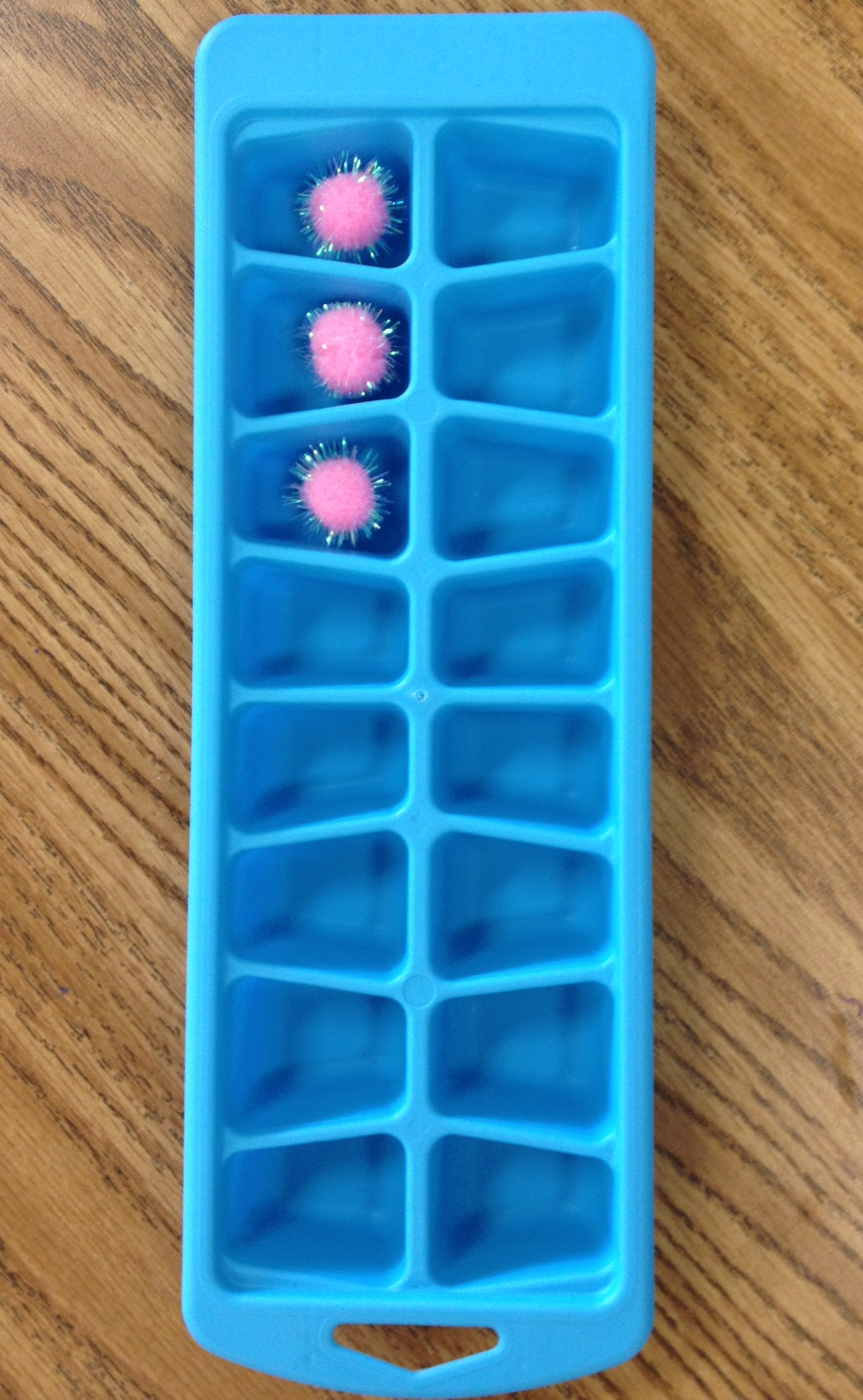 Ice Cube Tray Math - Apples & ABC's